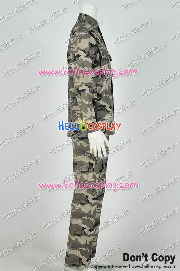 Aliens Movie Corporal Dwayne Hicks Cosplay Costume Camouflage Uniform