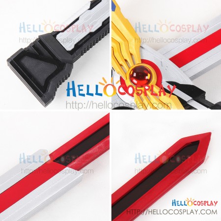 Kamen Rider Kiva Cosplay Ixa Calibur Sword Weapon Prop