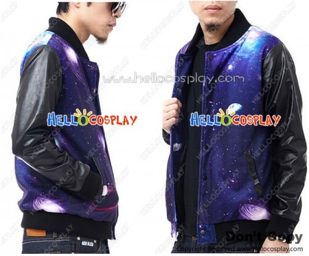 Starry Milky Way Cosplay Cosmic Galaxy Universe Costume Jacket