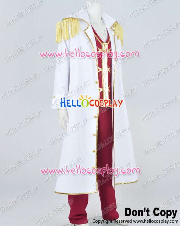 One Piece Cosplay Navy Headquarters Colonel Suit Costume