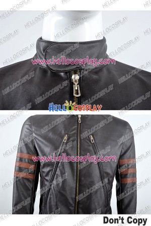 X-Men: Apocalypse Logan Wolverine Jacket Cosplay Costume Dark Brown