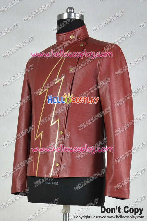 The Flash (2014 TV series) Jason Peter Jay Garrick Jacket Coat Cosplay ...