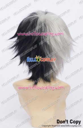 Danganronpa Cosplay Monokuma Wig Dangan Ronpa Black White Bear ...