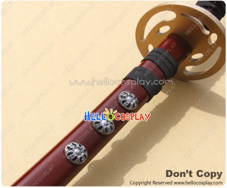 Brave 10 Sanada Ten Braves Cosplay Masamune Date Katana Sword Prop