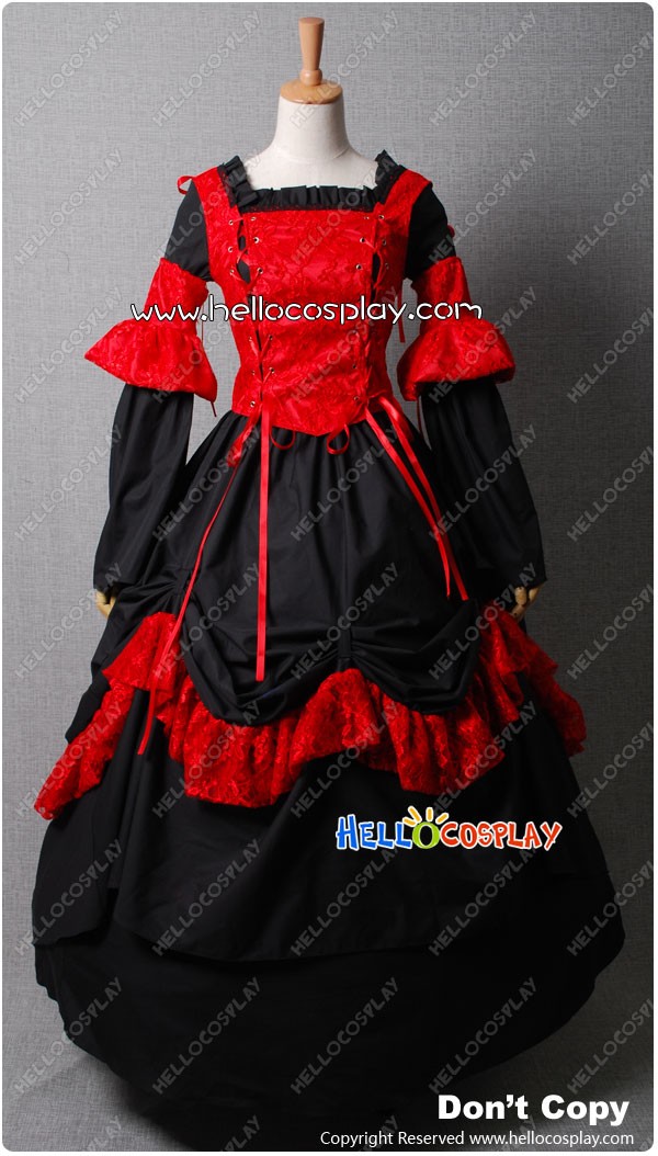 Red And Black Masquerade Ball Gowns